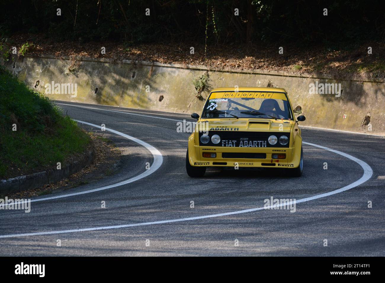 Pesaro , Italy - 06 ott 2023 : Fiat 131 Abarth Rally edition, sprint ...