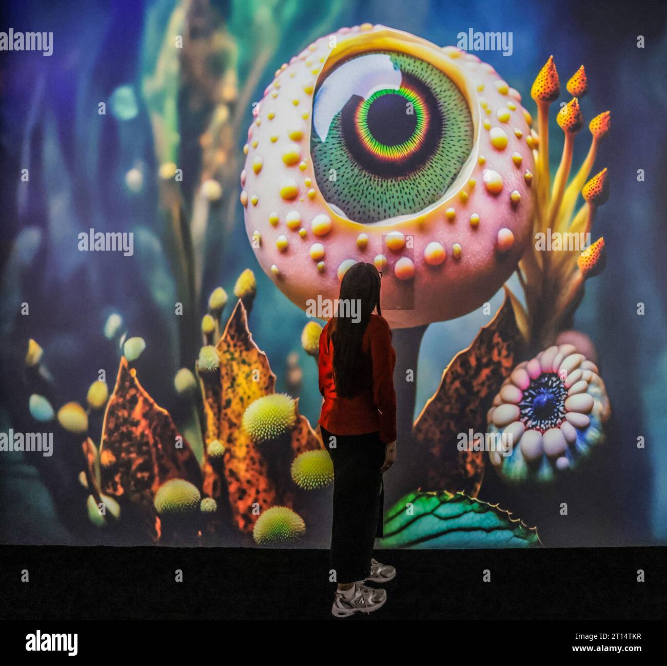 London, UK. 11th Oct, 2023. “Latent Spaces” comes from the mind of ...