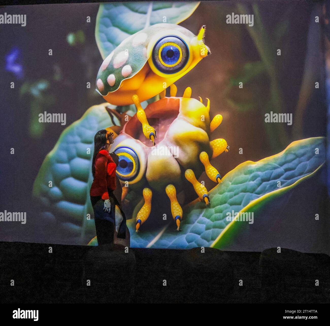 London, UK. 11th Oct, 2023. “Latent Spaces” comes from the mind of ...