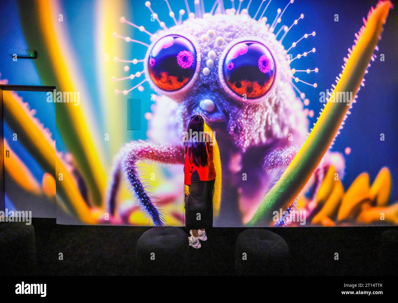 London, UK. 11th Oct, 2023. “Latent Spaces” comes from the mind of ...