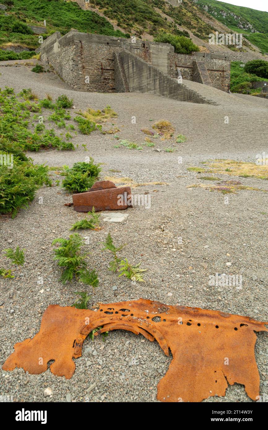 Nant Gwrtheyrn Quarry opened in 1861 producing setts, stone blocks used ...
