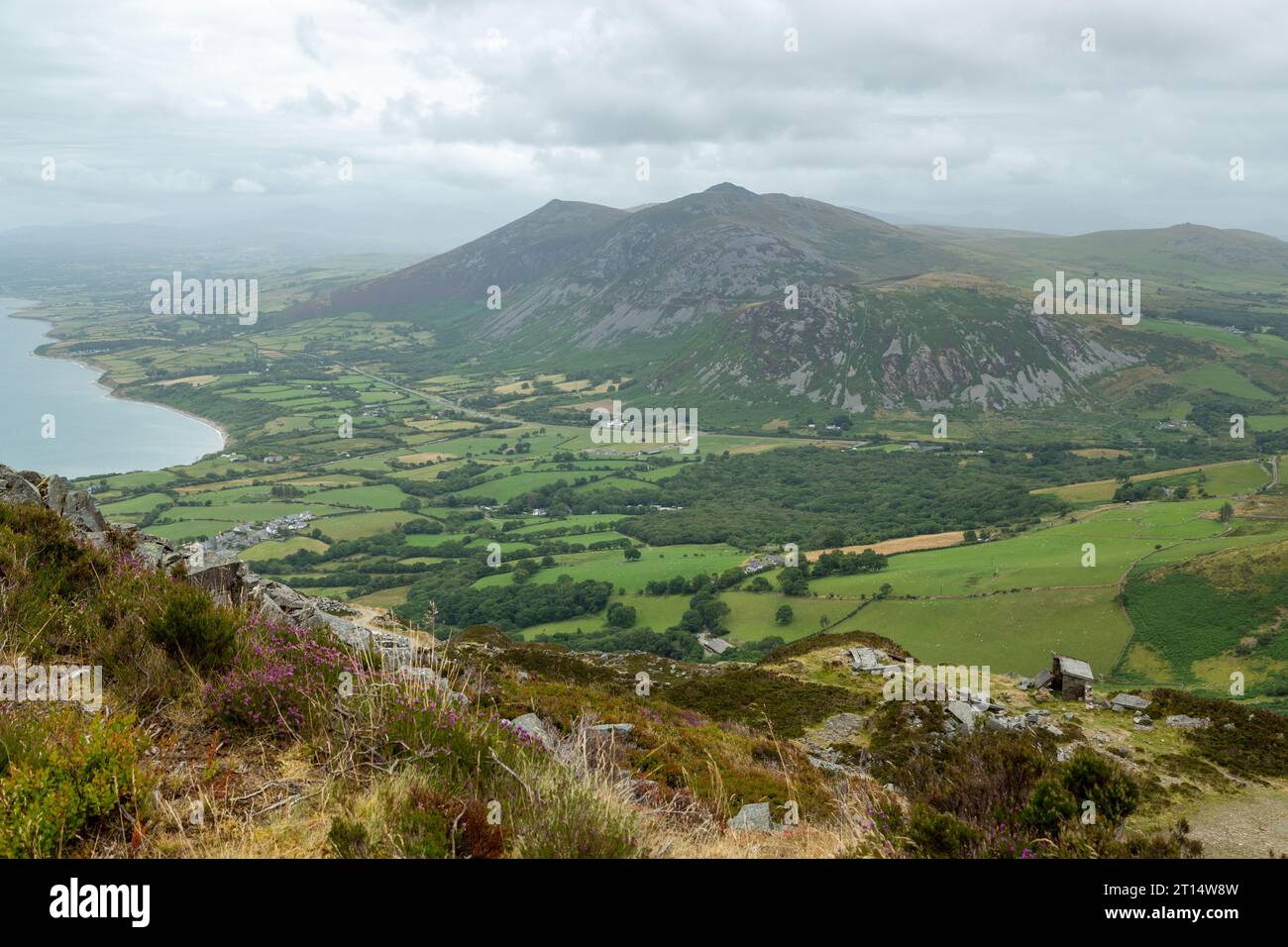 Looking towards Gyrn Goch and Gyrn Ddu from the Summit of Garn For ...