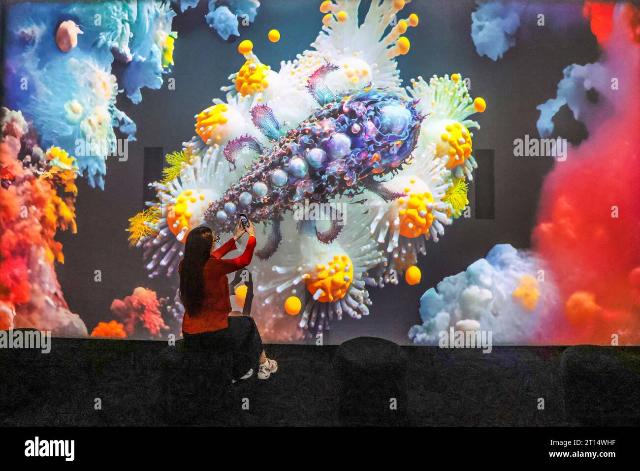 London, UK. 11th Oct, 2023. “Latent Spaces” comes from the mind of ...
