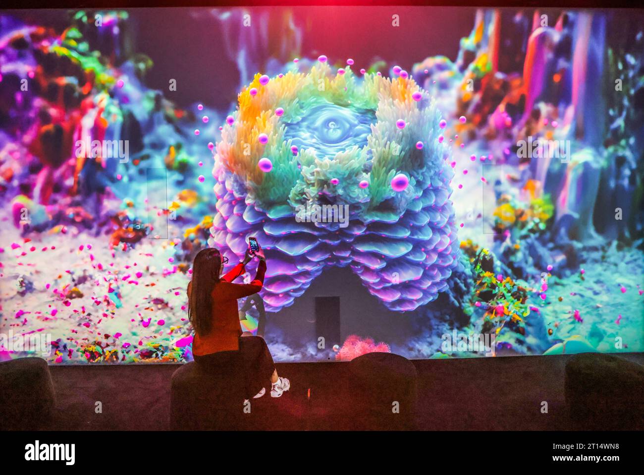 London, UK. 11th Oct, 2023. “Latent Spaces” comes from the mind of ...