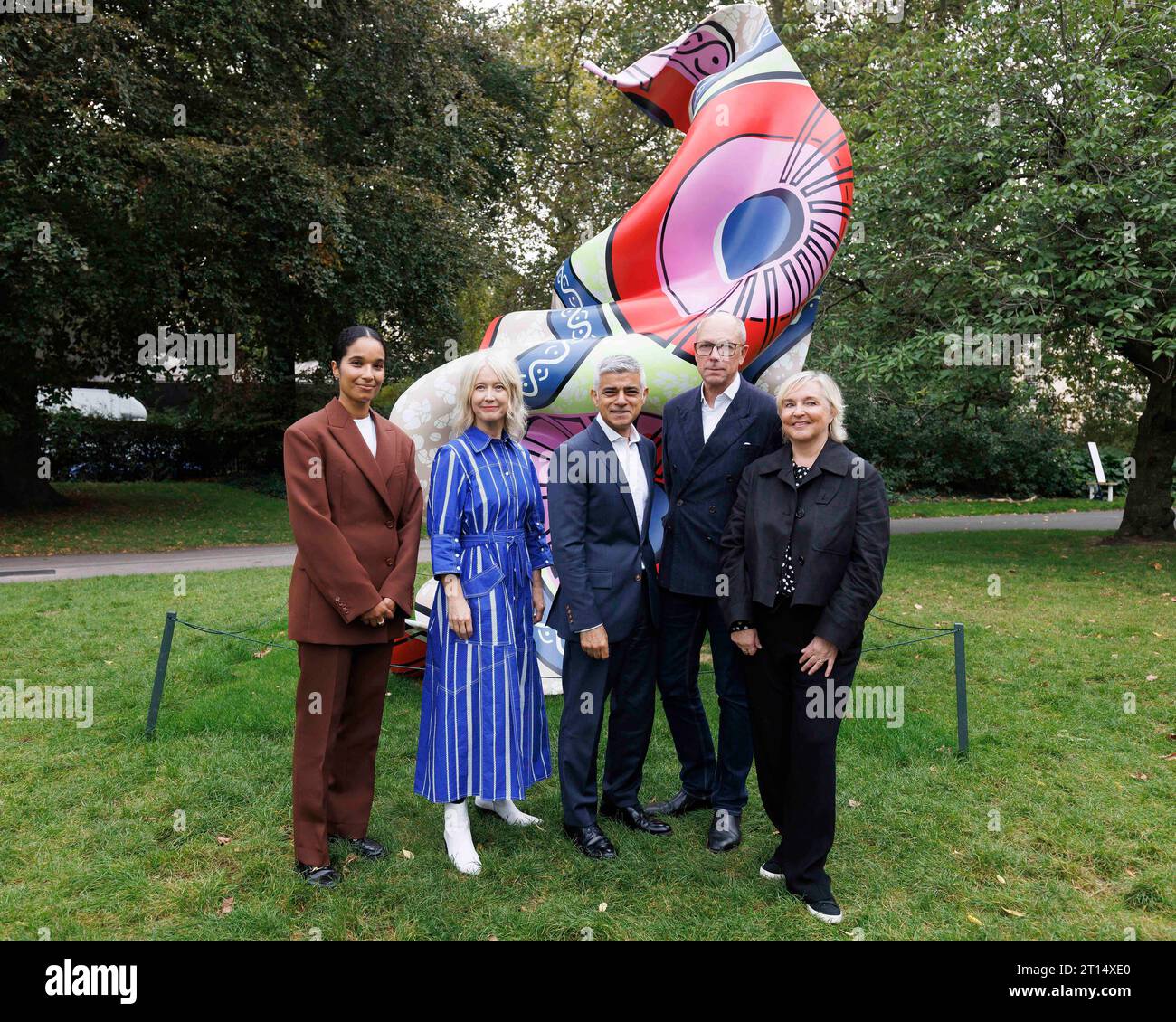 EDITORIAL USE ONLY (Left to right) Artistic Director of Frieze London ...