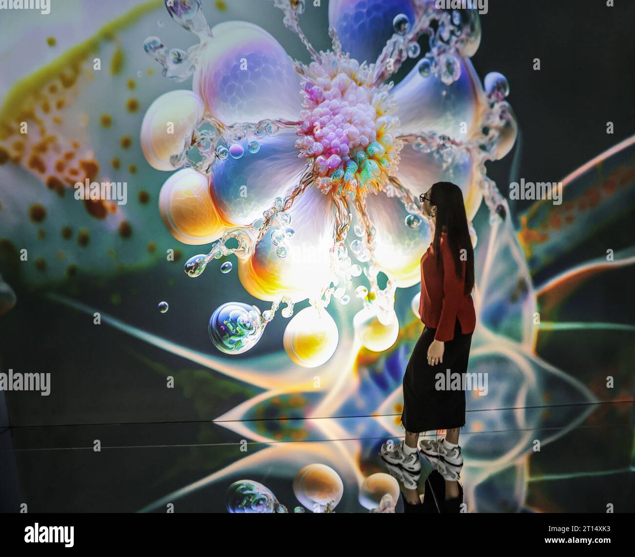 London, UK. 11th Oct, 2023. “Latent Spaces” comes from the mind of Illusionaries' newest ...