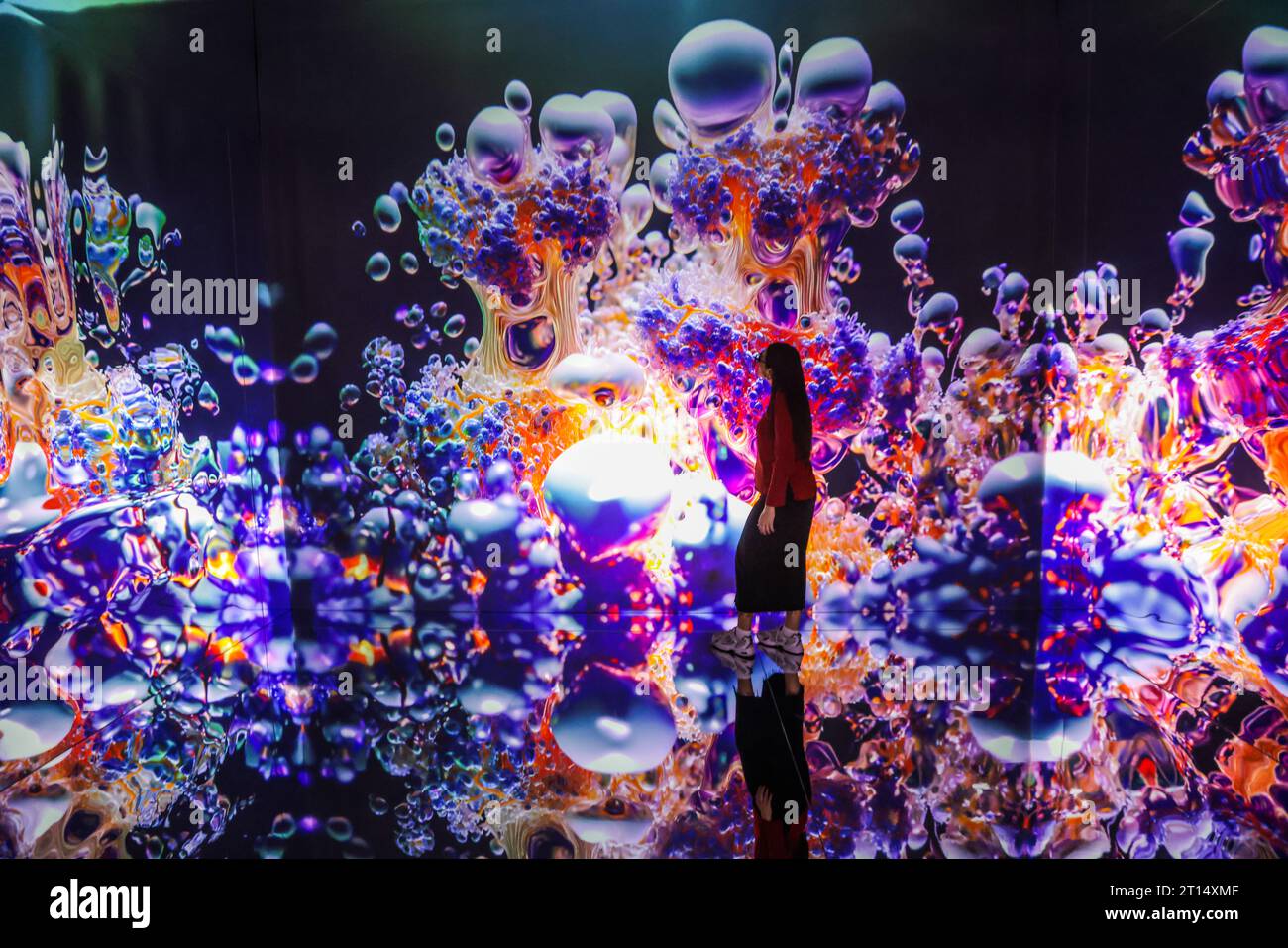 London, UK. 11th Oct, 2023. “Latent Spaces” comes from the mind of ...