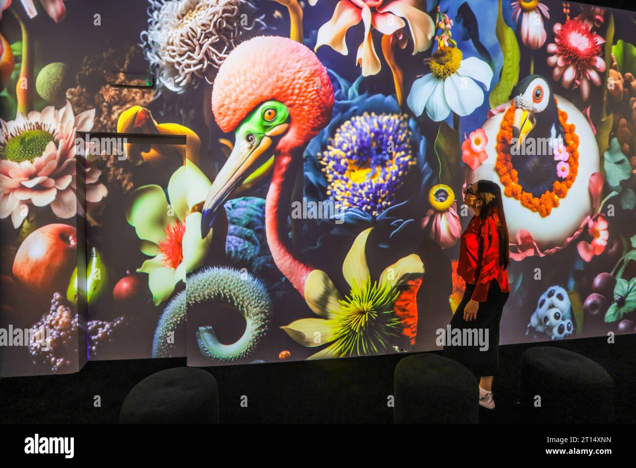 London, UK. 11th Oct, 2023. “Latent Spaces” comes from the mind of ...