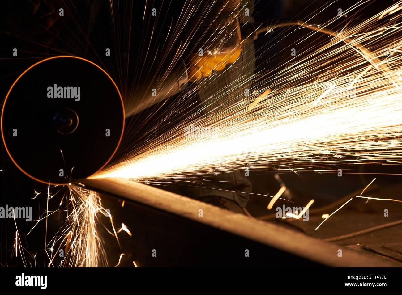 metalworking machining industry. finishing or grinding metal surface on ...