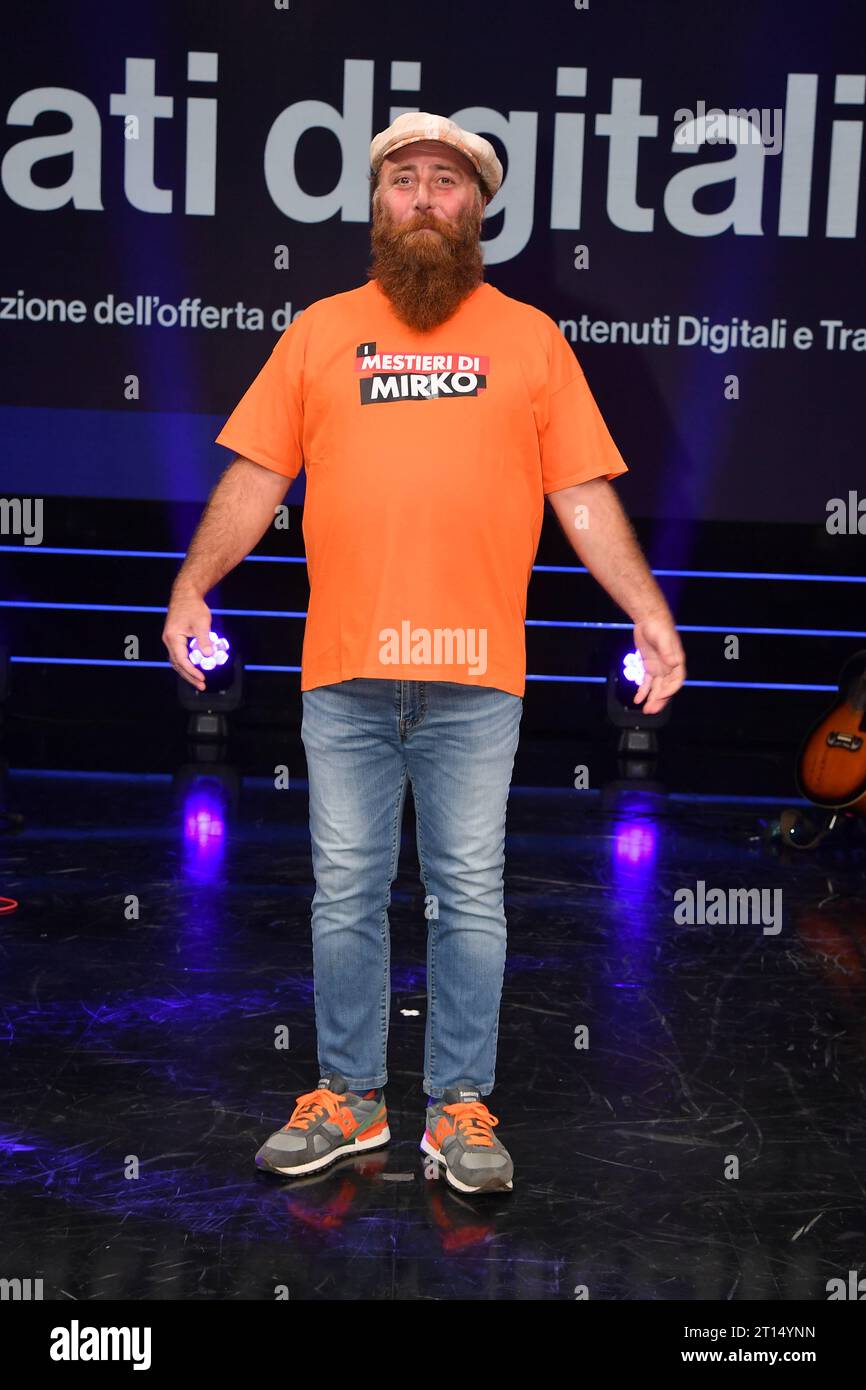 Rome, Italy. 11th Oct, 2023. Rome: Rai Studios Via Asiago. Photocall ...