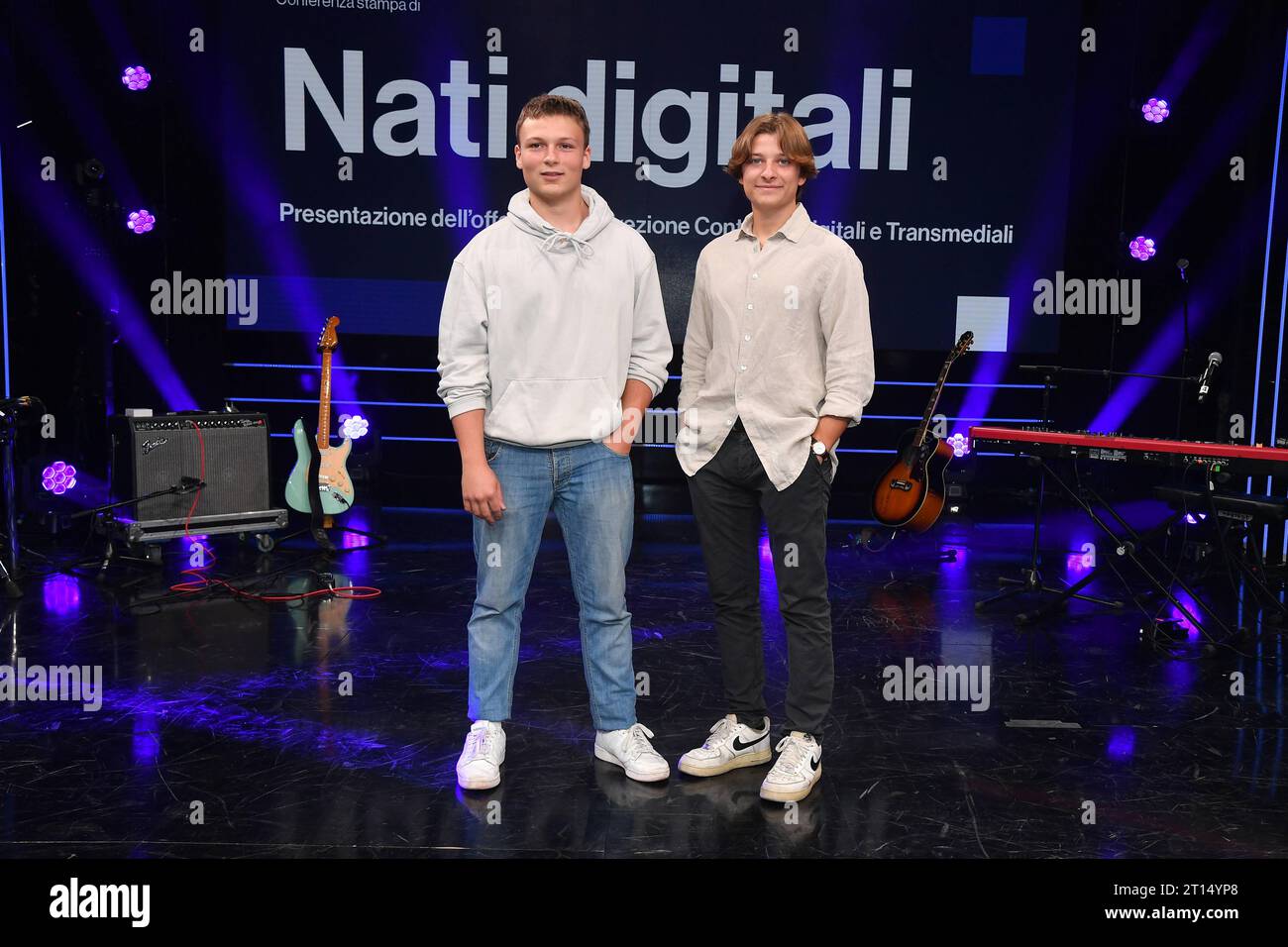 Rome, Italy. 11th Oct, 2023. Rome: Rai Studios Via Asiago. Photocall ...