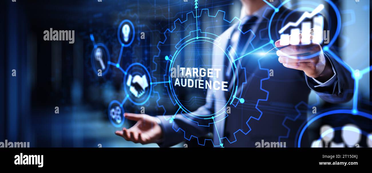 Target audience customer segmentation marketing strategy concept on ...