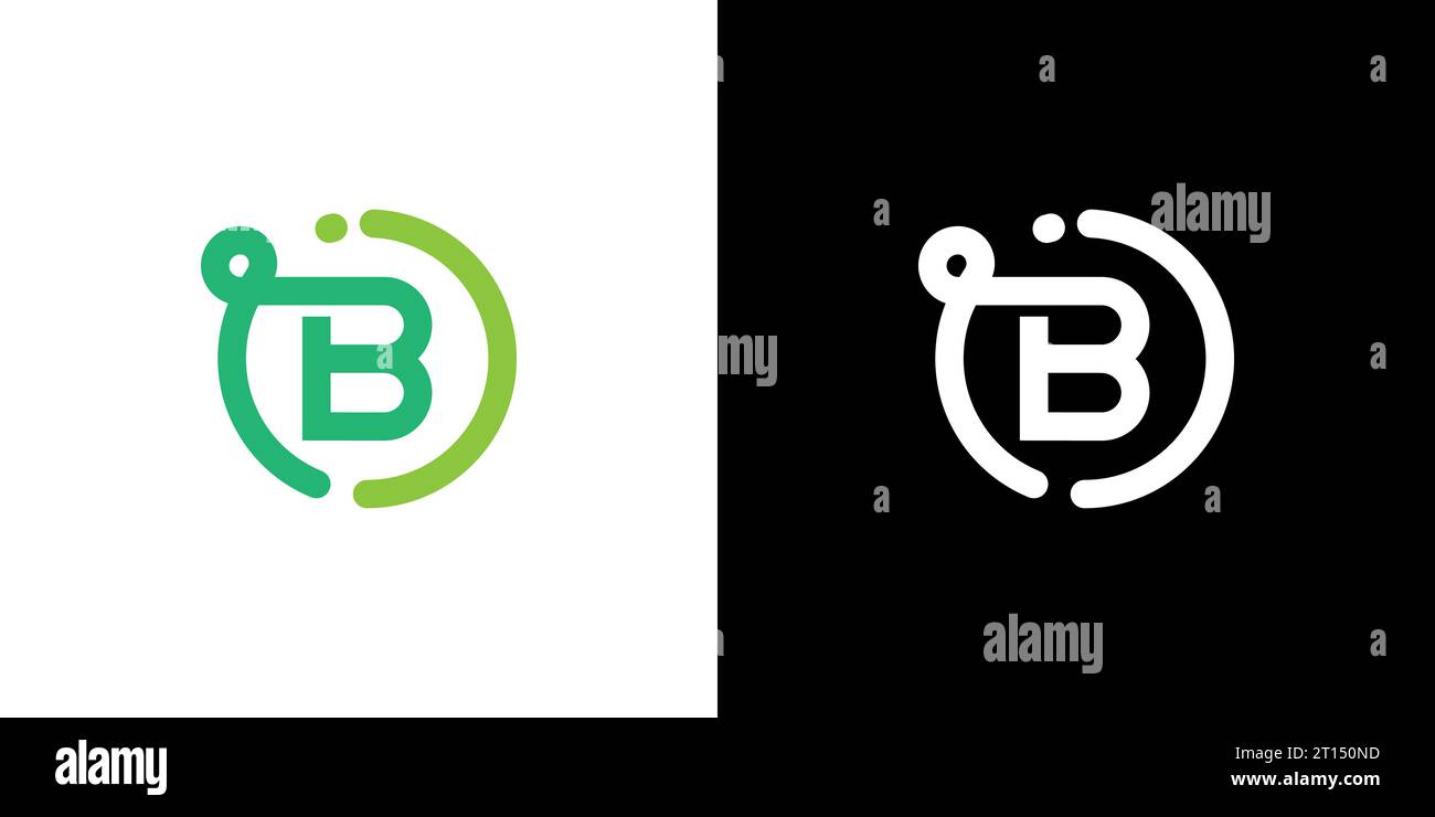 Bi logo, Bi Monogram, Initial Bi Logo, Letter Bi logo, Icon, Vector ...