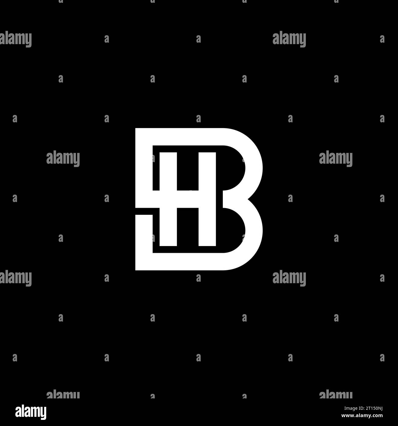 BH HB Logo, BH HB Monogram, Initial HB BH Logo, Letter HB BH Logo, Icon ...