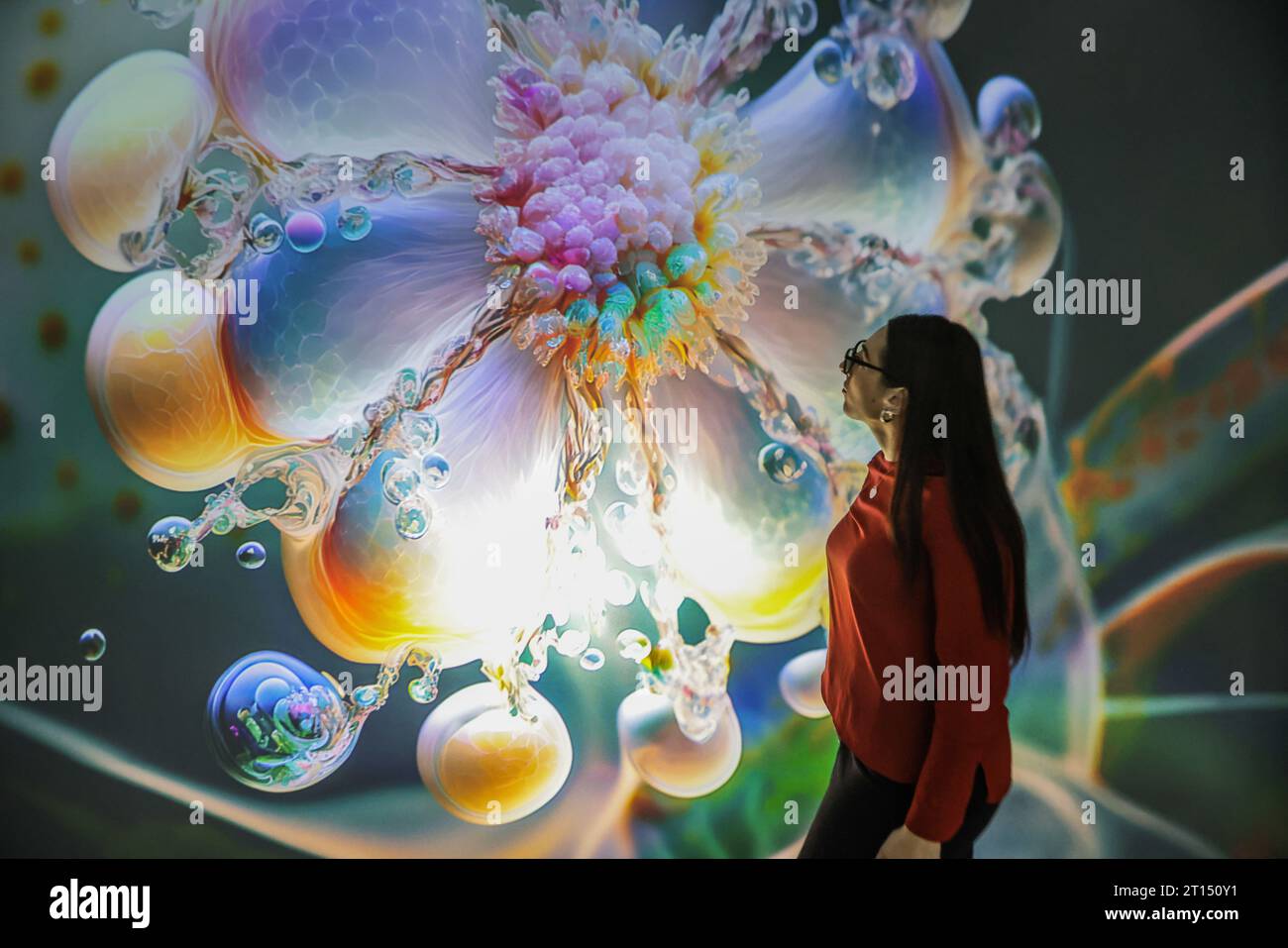 London, UK. 11th Oct, 2023. “Latent Spaces” comes from the mind of Illusionaries' newest ...