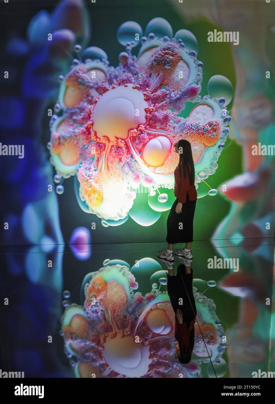 London, UK. 11th Oct, 2023. “Latent Spaces” comes from the mind of ...