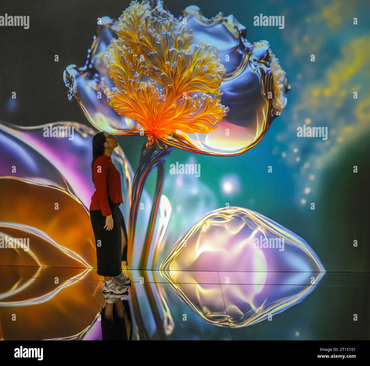 London, UK. 11th Oct, 2023. “Latent Spaces” comes from the mind of ...