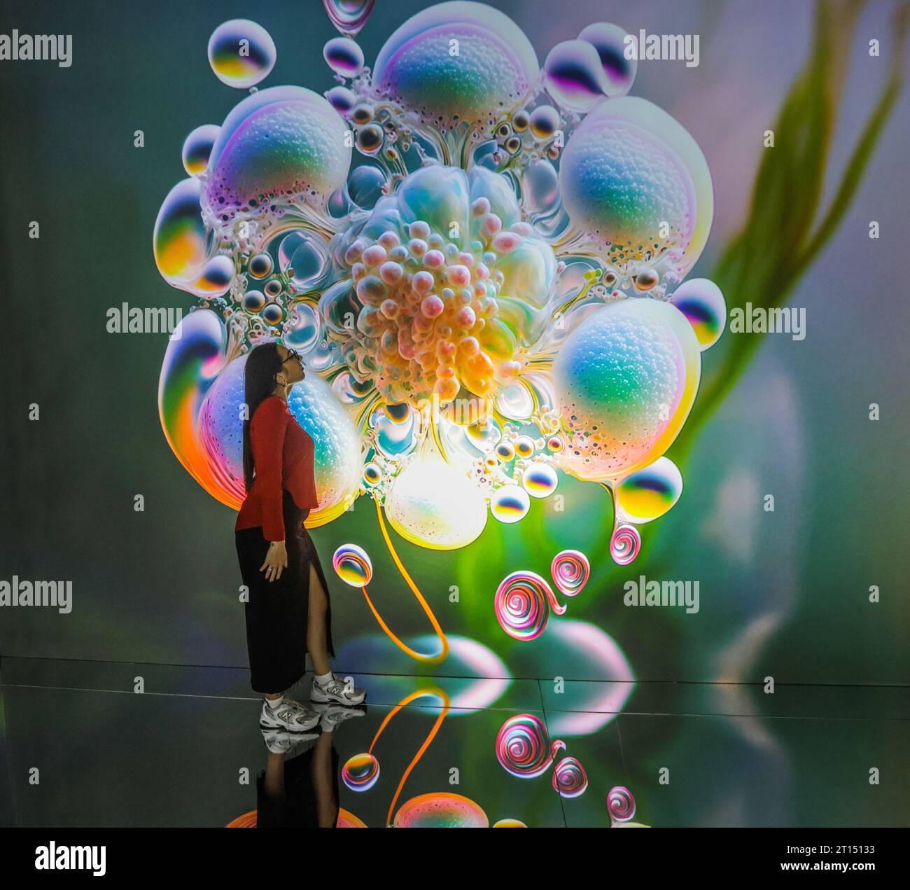 London, UK. 11th Oct, 2023. “Latent Spaces” comes from the mind of ...