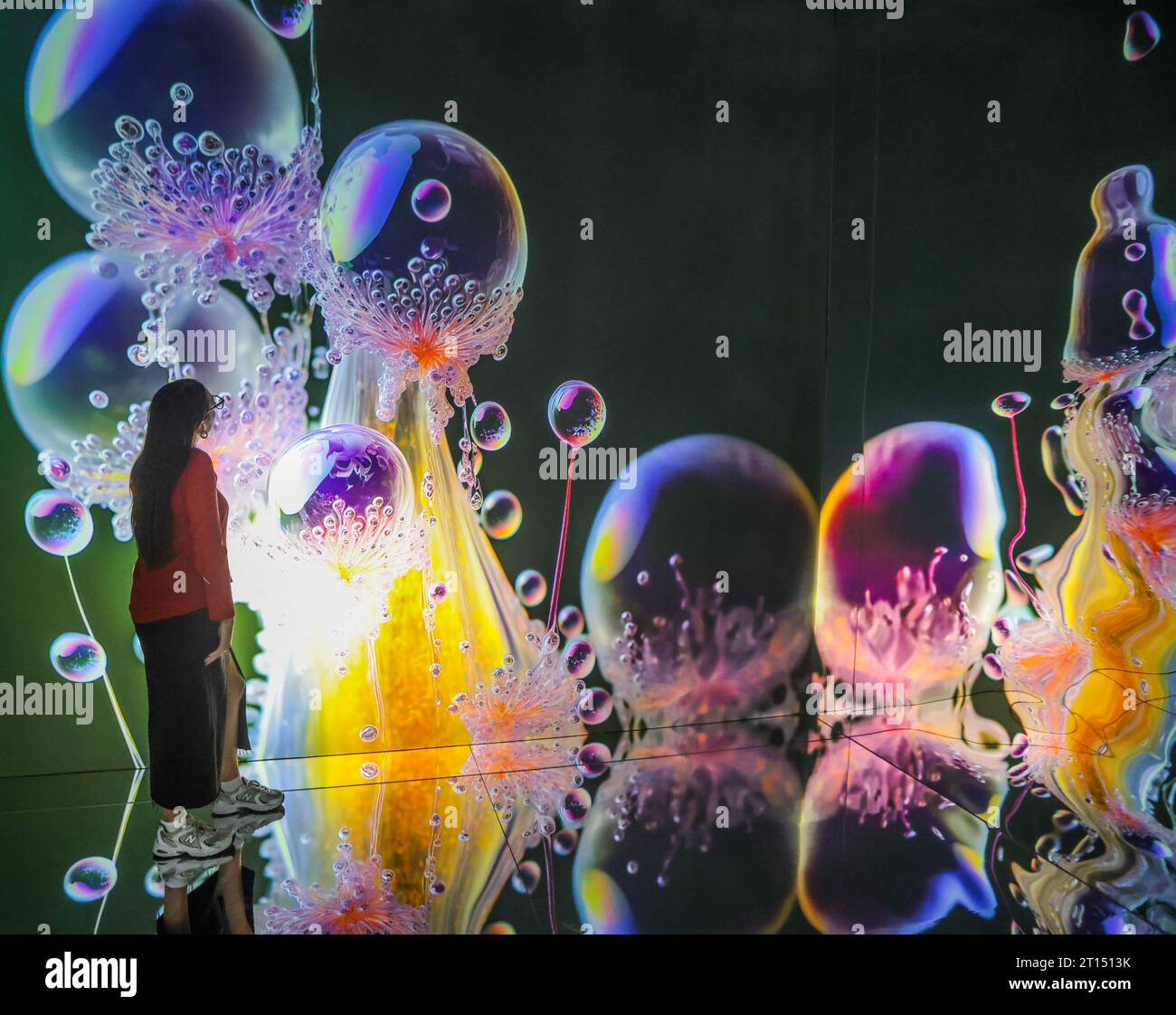 London, UK. 11th Oct, 2023. “Latent Spaces” comes from the mind of ...