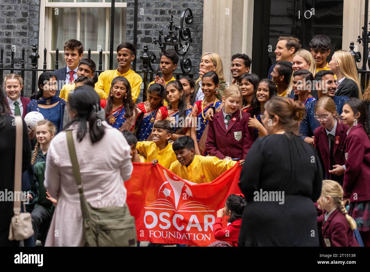London, UK. 11th Oct, 2023. Indian underprivileged Children from the ...