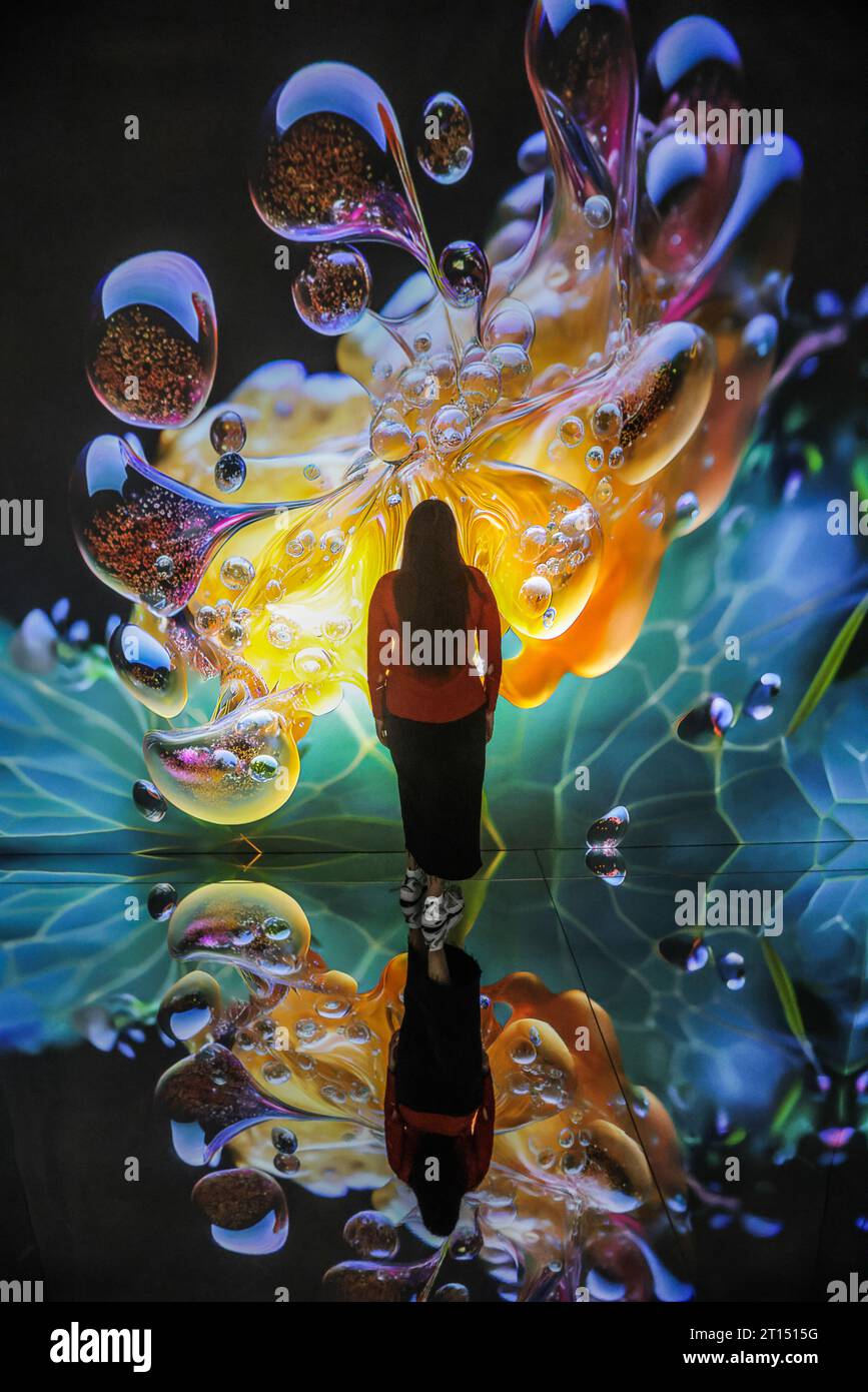 London, UK. 11th Oct, 2023. “Latent Spaces” comes from the mind of ...