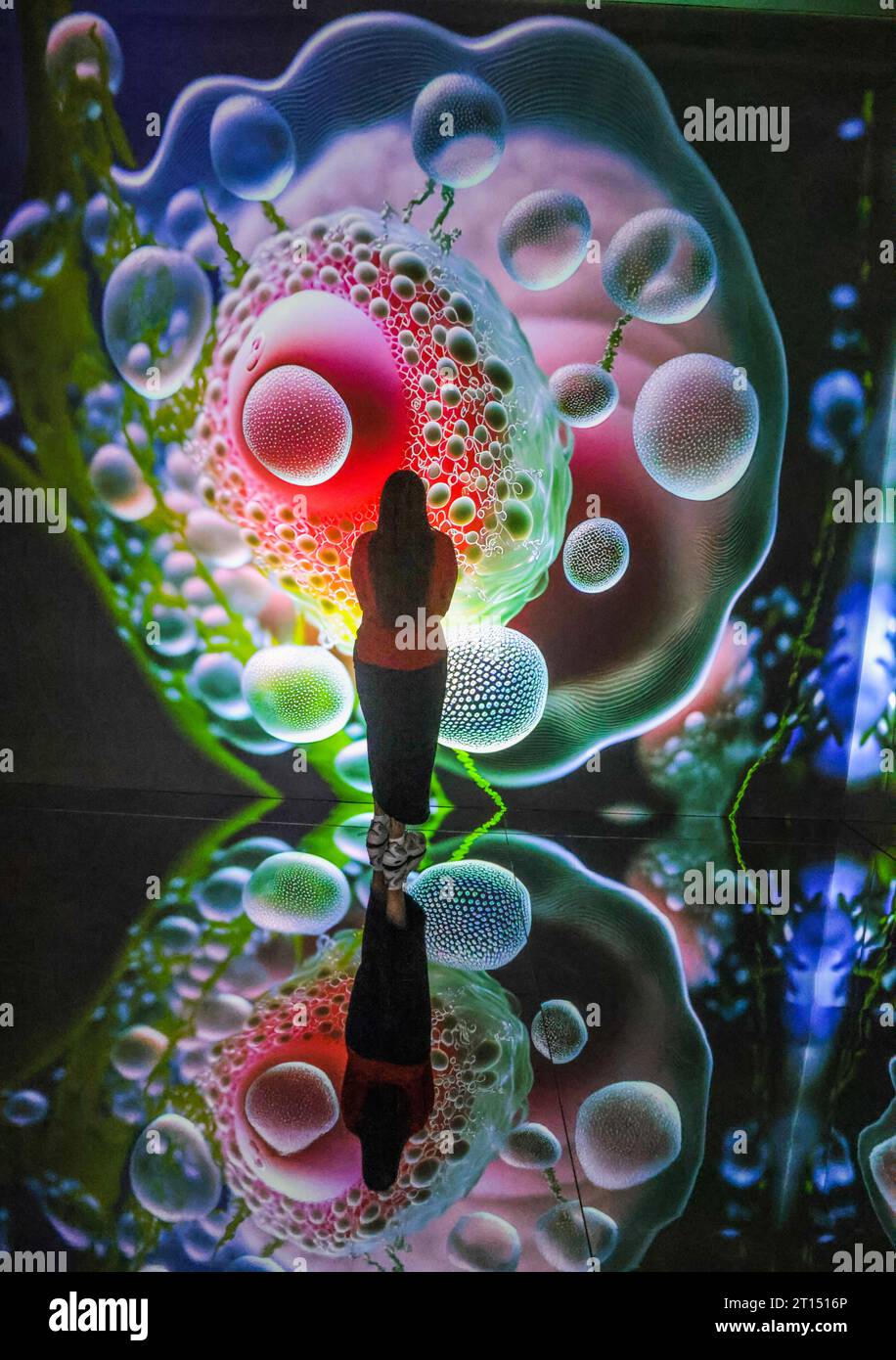 London, UK. 11th Oct, 2023. “Latent Spaces” comes from the mind of ...