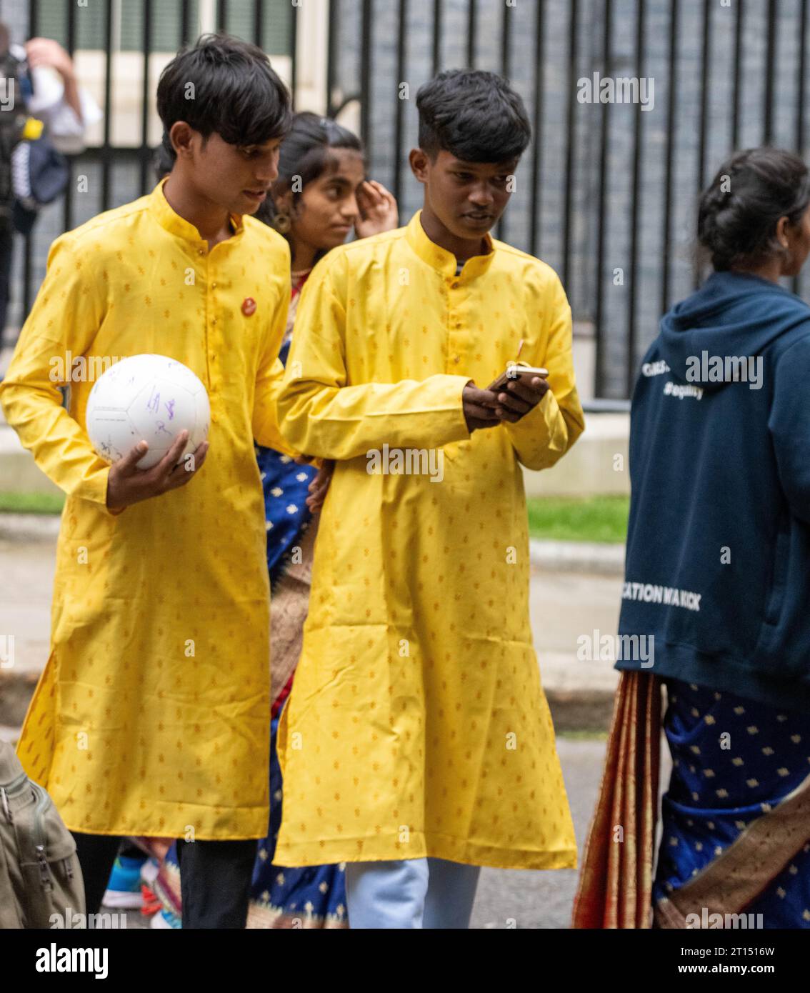 London, UK. 11th Oct, 2023. Indian underprivileged Children from the ...