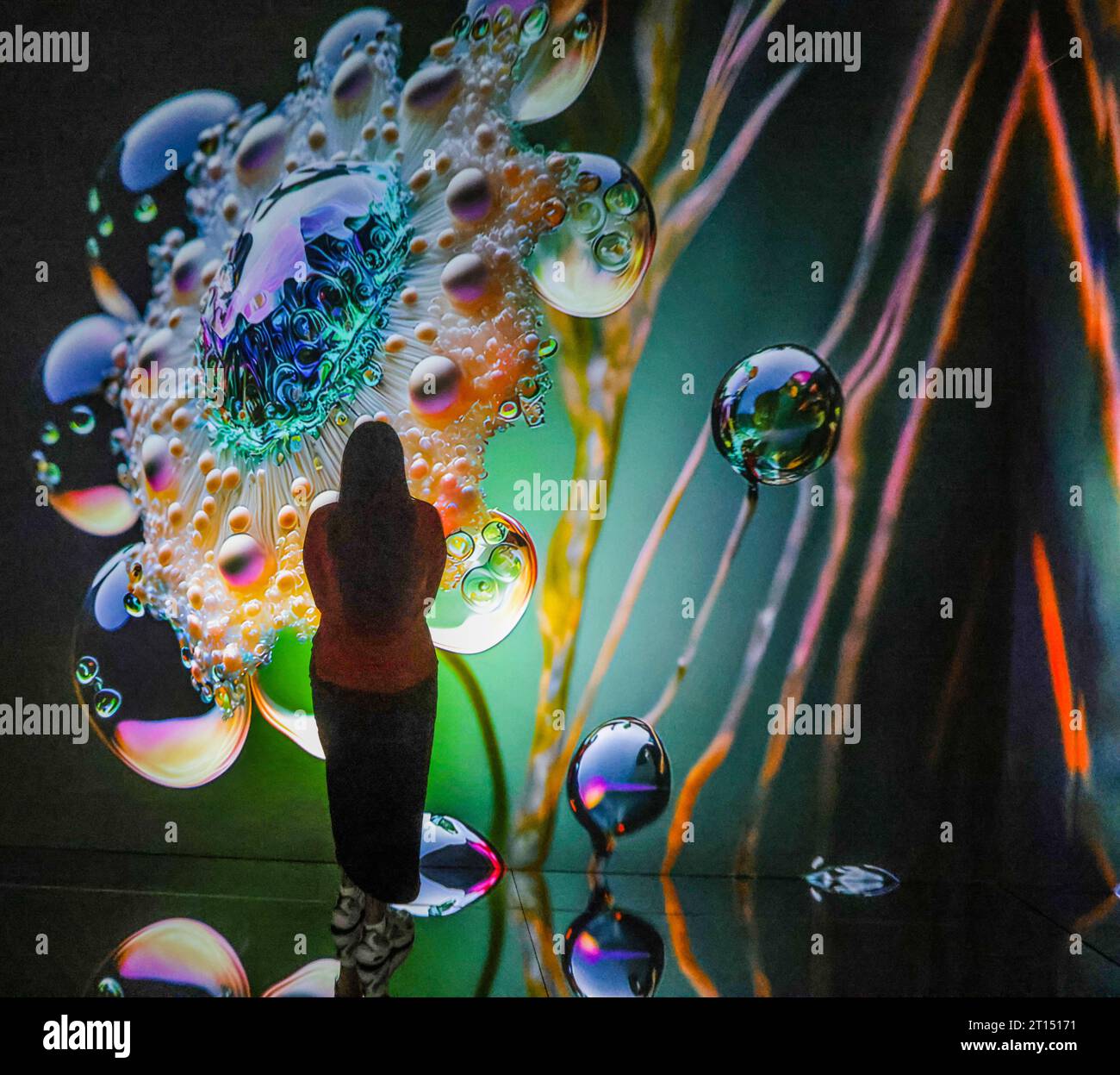 London, UK. 11th Oct, 2023. “Latent Spaces” comes from the mind of ...