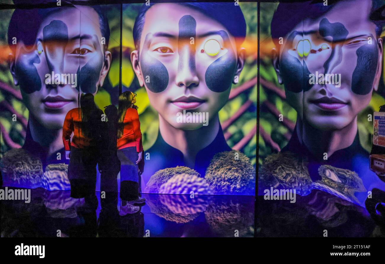 London, UK. 11th Oct, 2023. “Latent Spaces” comes from the mind of ...