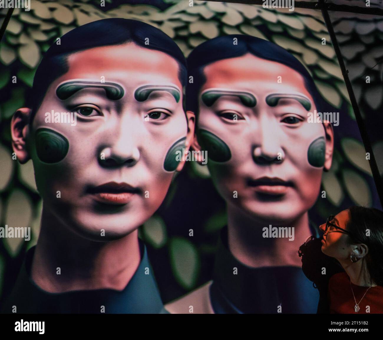 London, UK. 11th Oct, 2023. “Latent Spaces” comes from the mind of ...