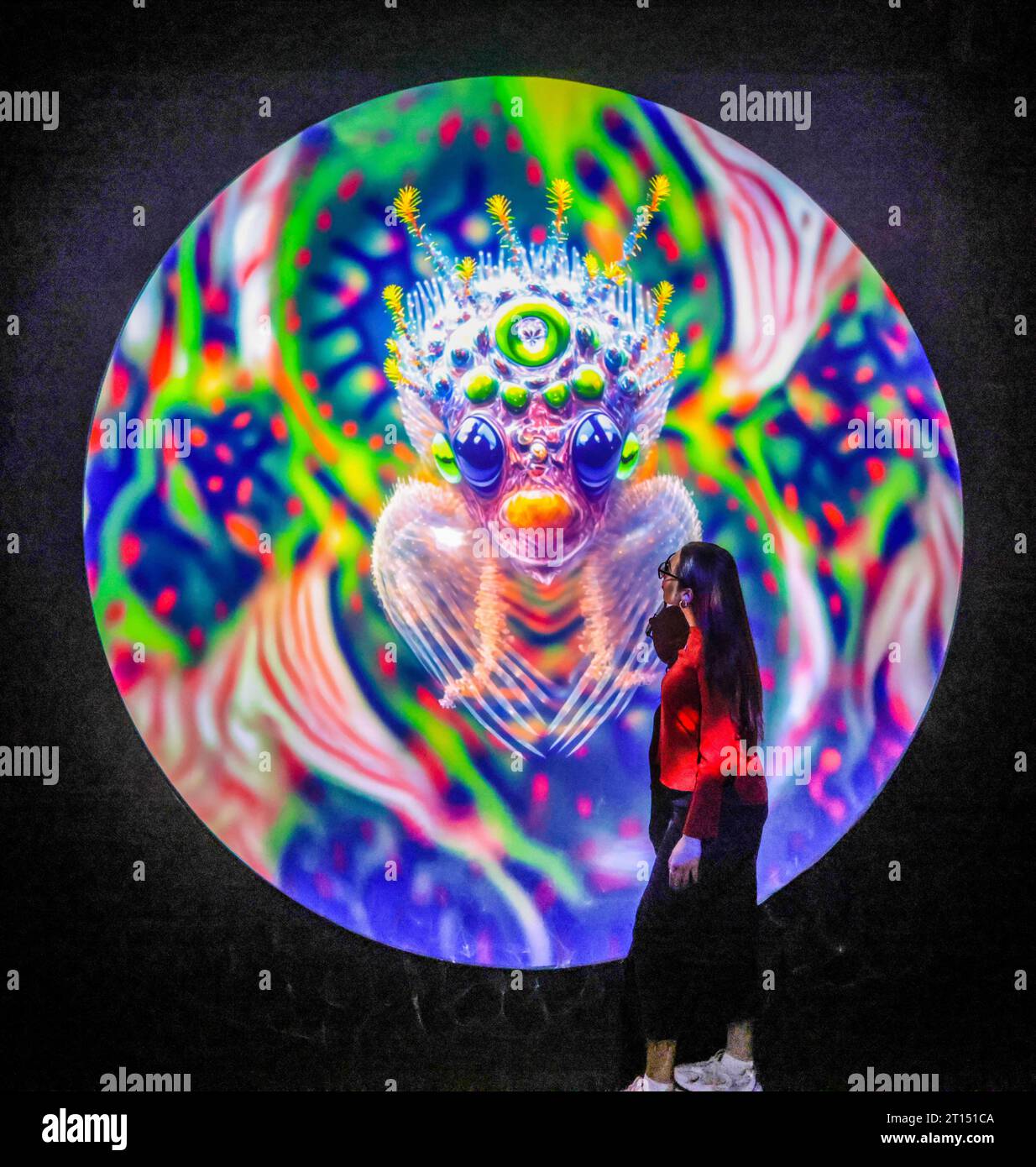 London, UK. 11th Oct, 2023. “Latent Spaces” comes from the mind of ...