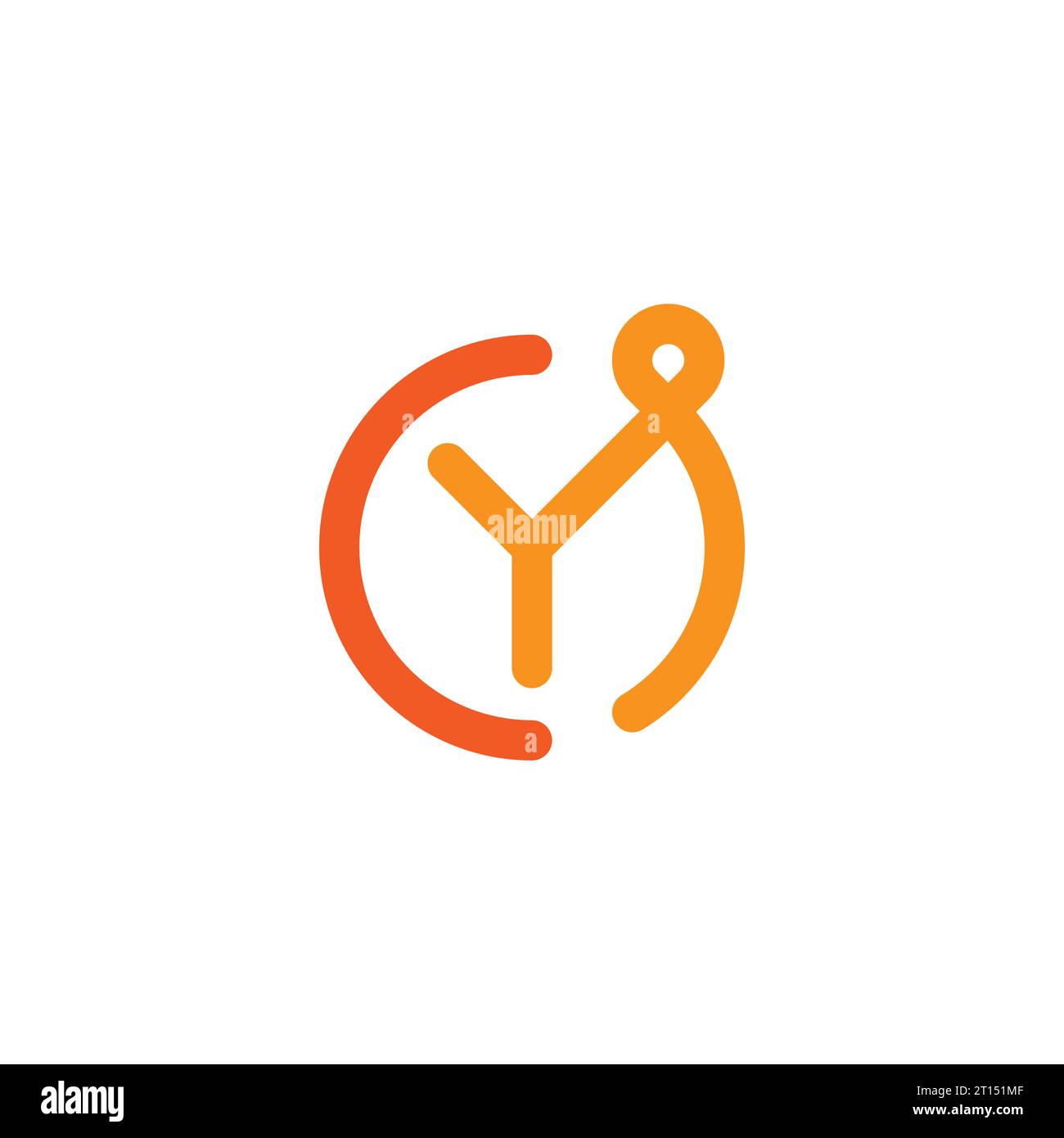 CY logo, CY monogram, initial CY logo, letter CY logo, icon, vector ...