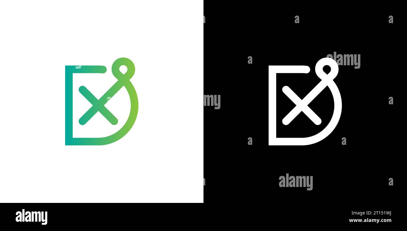 DX XD Logo, DX XD Monogram, Initial XD DX Logo, Letter XD DX Logo, Icon ...