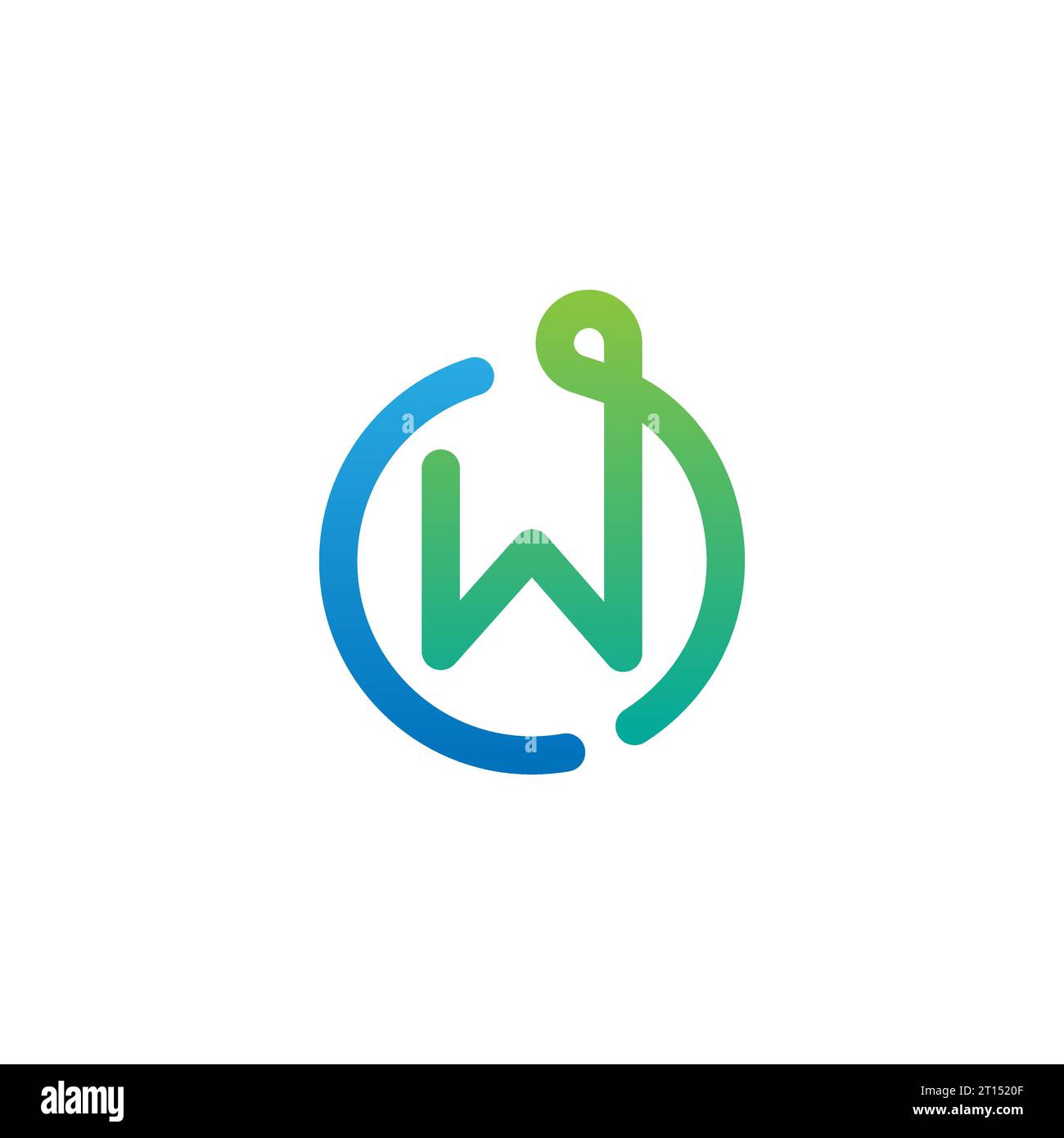 CW logo, CW monogram, initial CW logo, letter CW logo, icon, vector ...