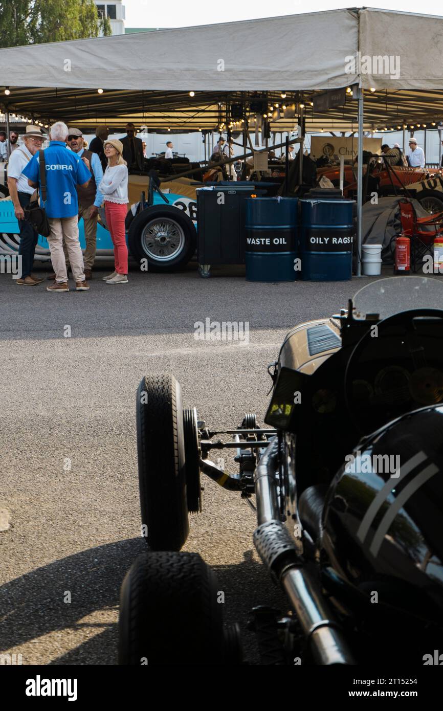 1935 ERA B-type R1B racing car at the BARC Revival Meeting 2023 ...