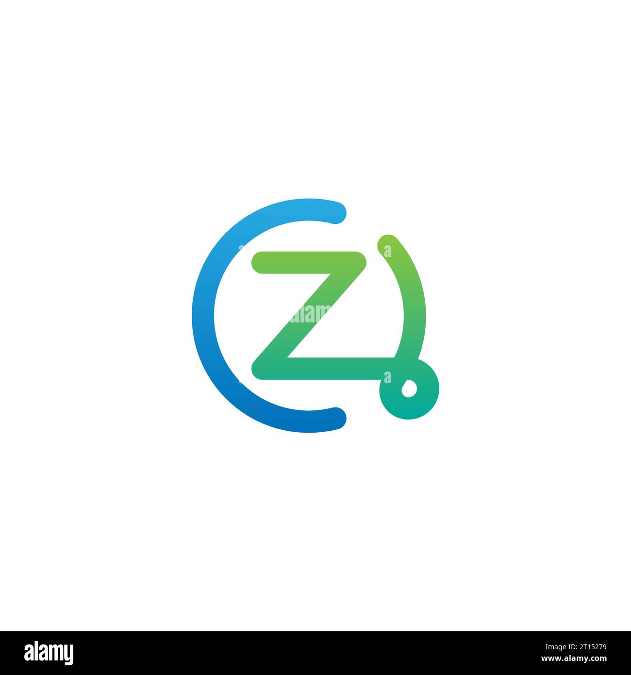 CZ logo, CZ monogram, initial CZ logo, letter CZ logo, icon, vector ...