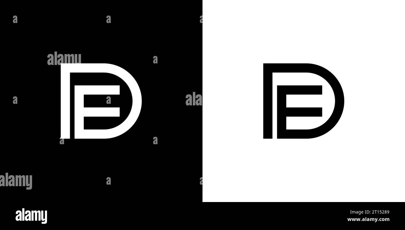 DE ED Logo, DE ED Monogram, initial ED DE logo, Letter ED DE logo, icon ...