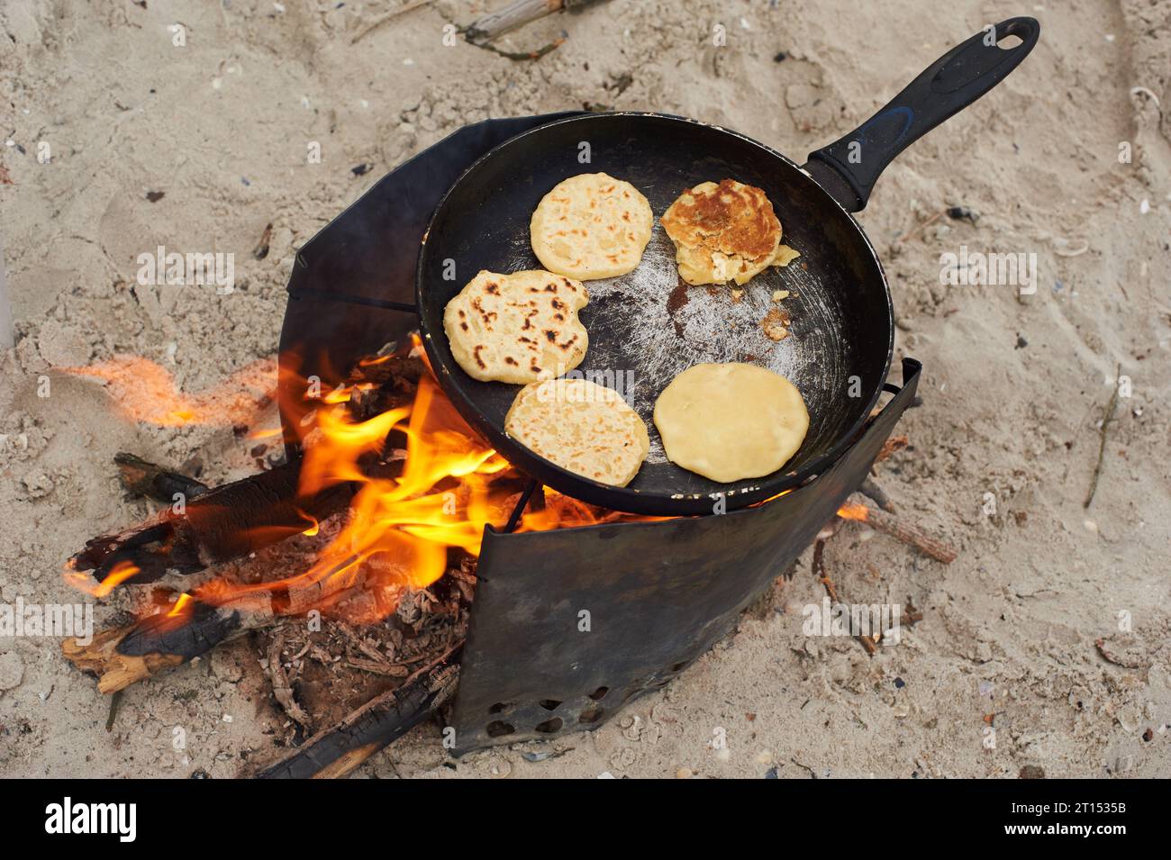 View burning bonfire in summer hi-res stock photography and images - Alamy