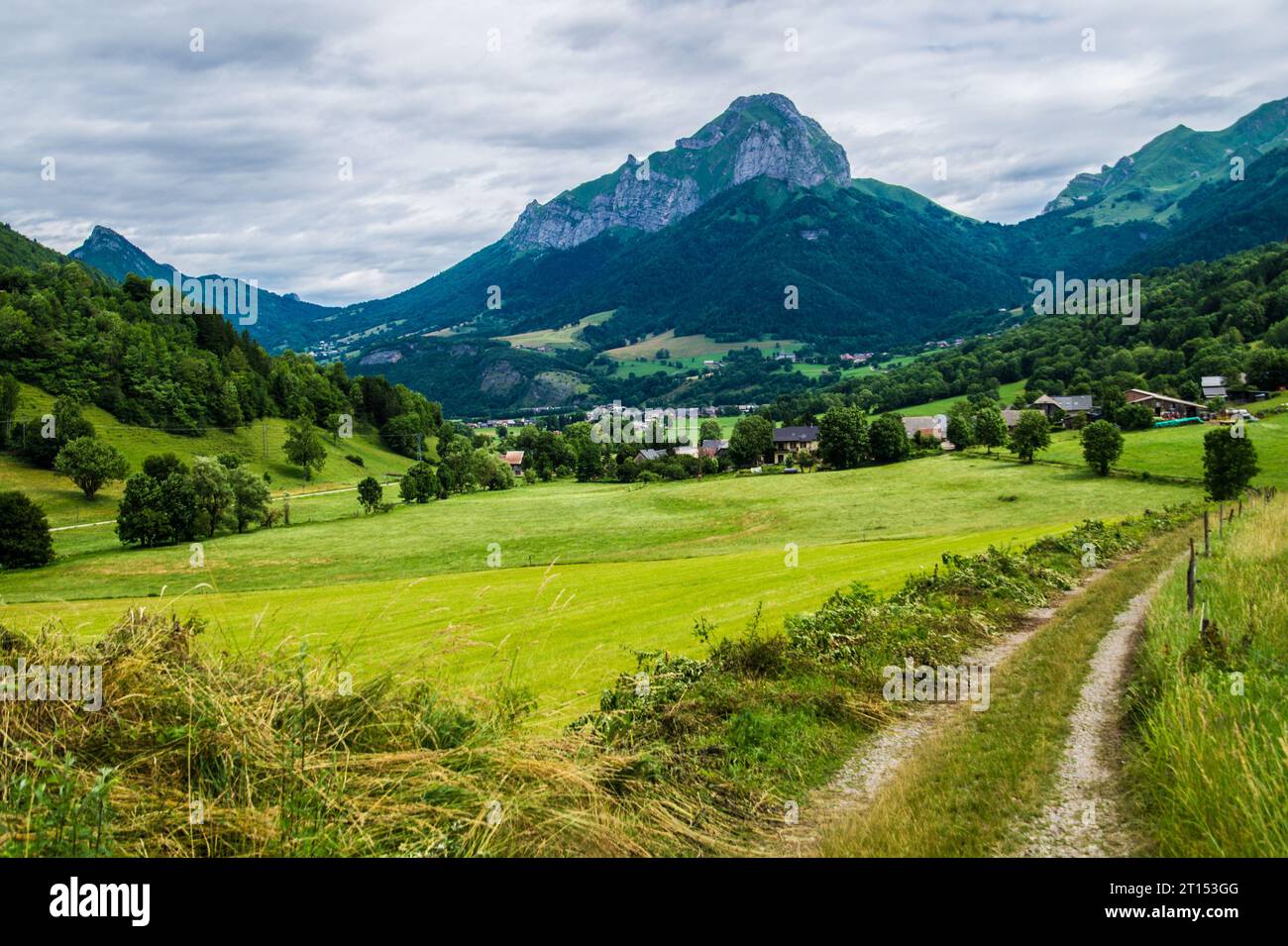 Le Chatelard In Savoie In France Stock Photo - Alamy