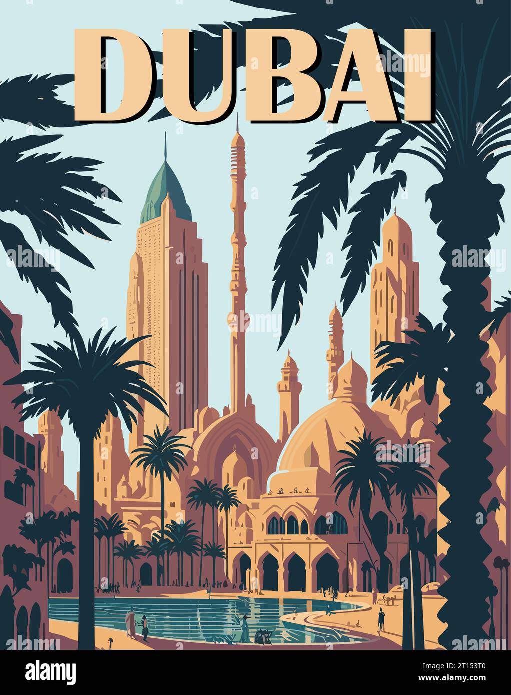 Dubai vacations Stock Vector Images - Alamy