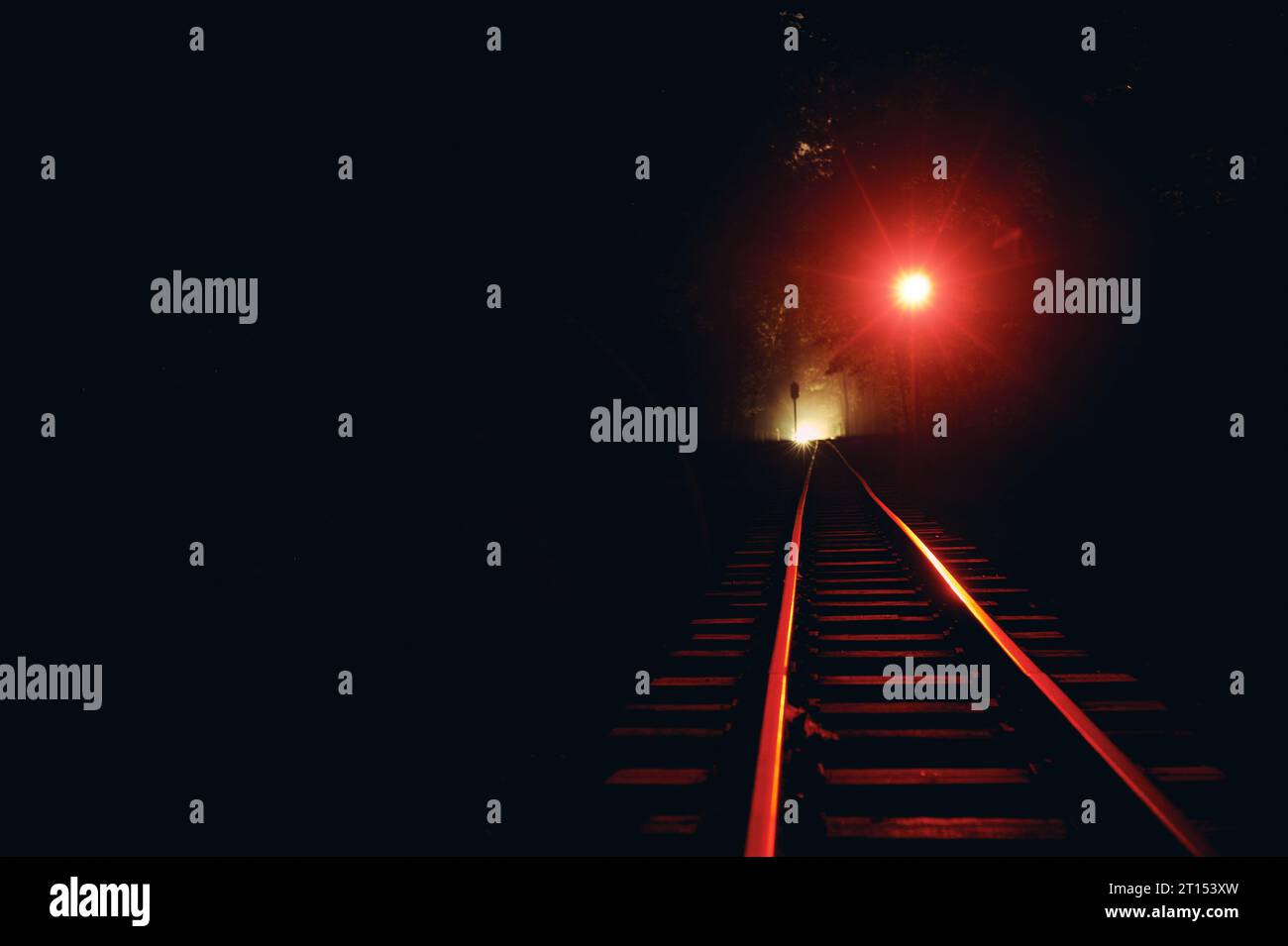 Light railway track material hi-res stock photography and images - Alamy