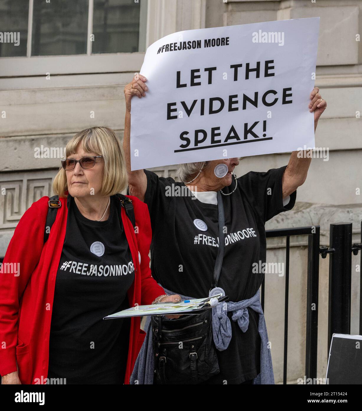 London, UK. 11th Oct, 2023. A protest outside Downing Street let by The ...