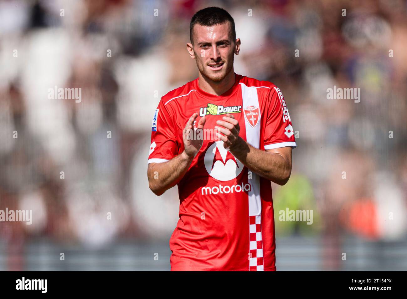 Samuele Birindelli of AC Monza gestures at the end of the Serie A ...
