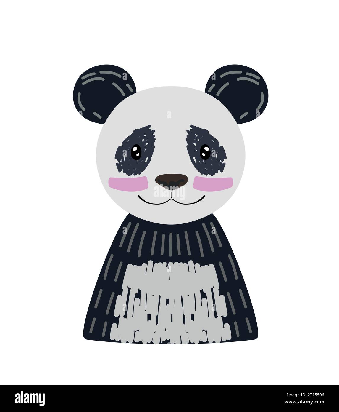 Vector panda portrait Stock Vector Image & Art - Alamy
