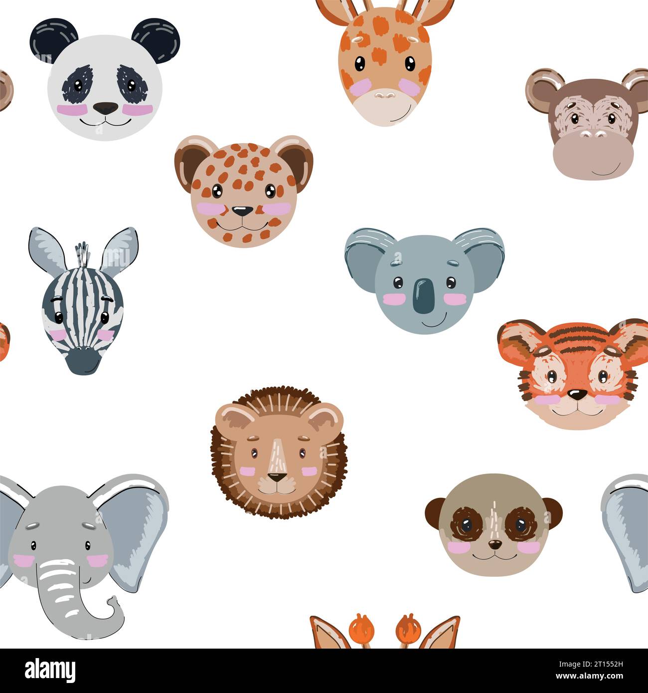 Vector safari animals Stock Vector Image & Art - Alamy