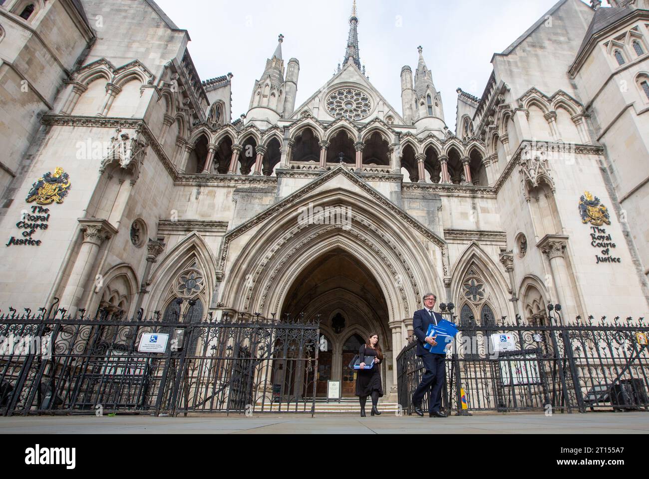 London, England, UK. 11th Oct, 2023. Royal Courts of Justice, the ...