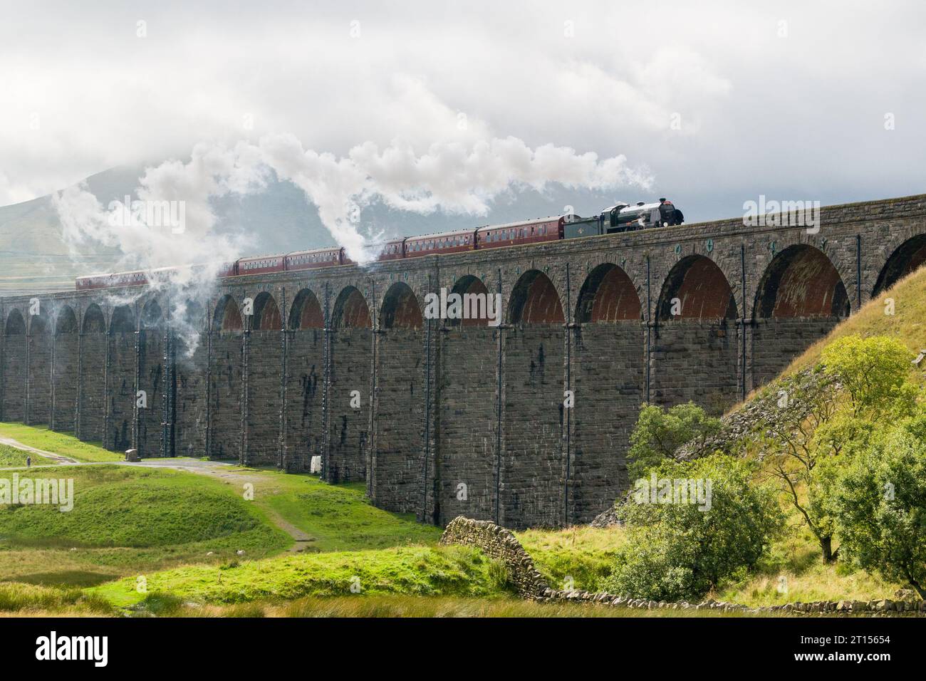 Ribblehead viaduct steam train hi-res stock photography and images - Alamy