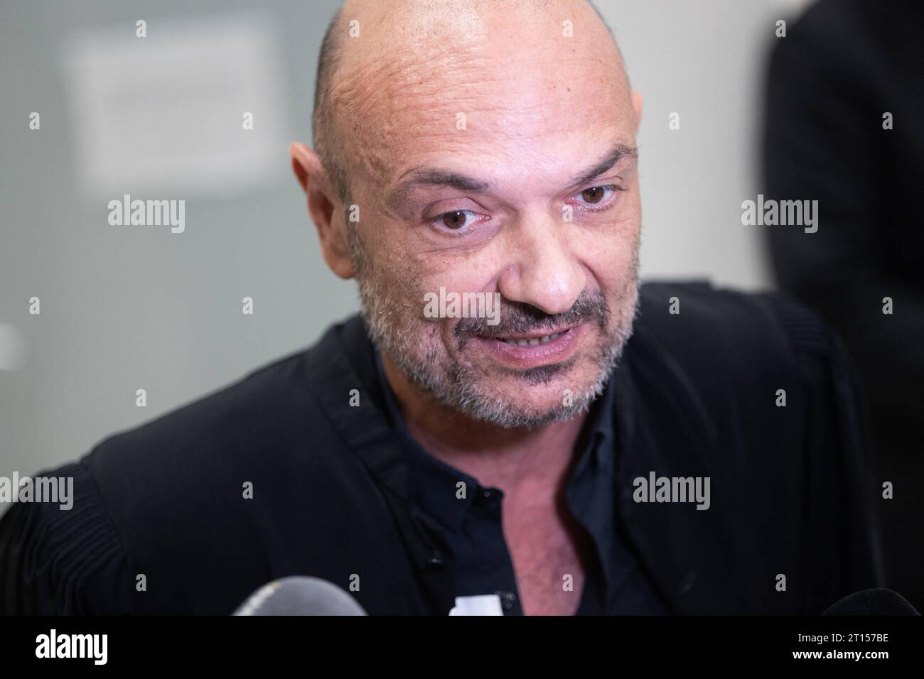 French lawyer representing the victim Benjamin Griveaux Richard Malka ...