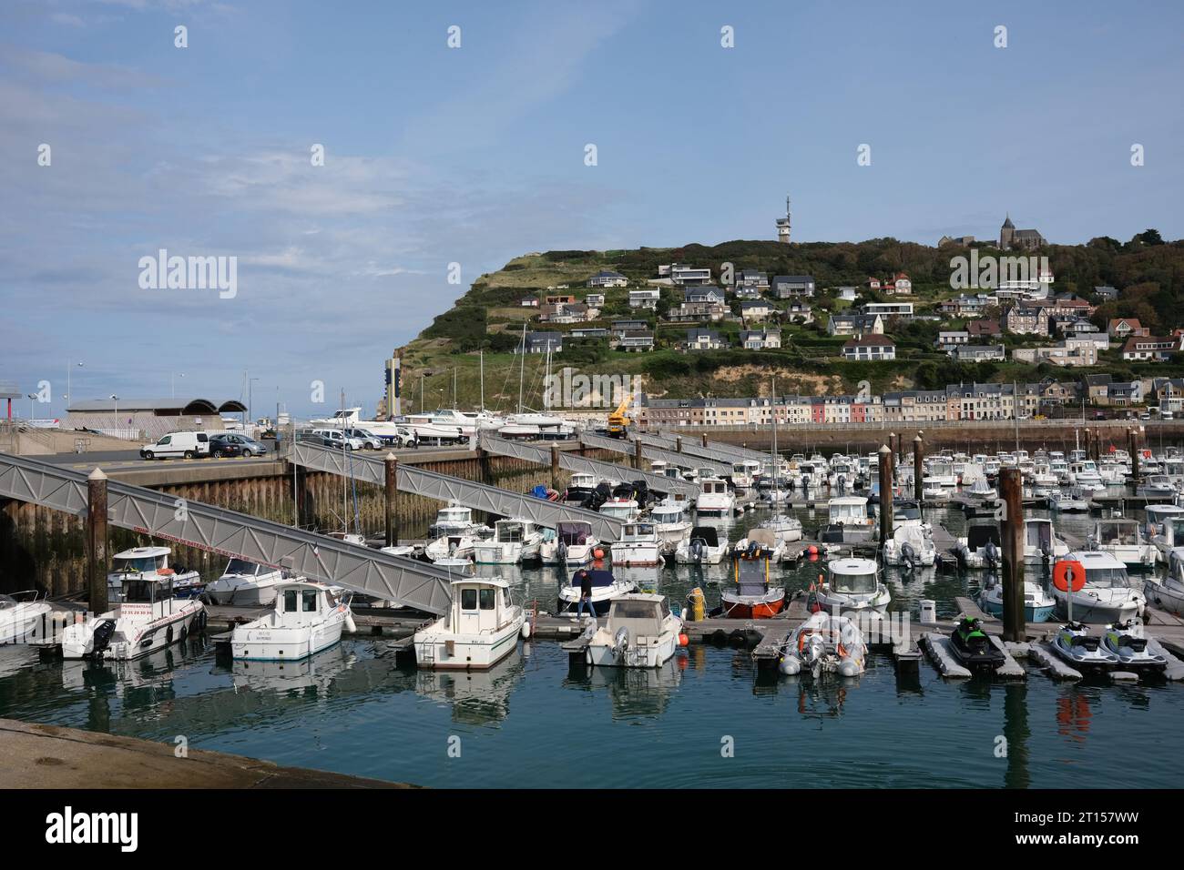 Fecamp harbour port in Normandy, France, French, Normandy, 2023 Stock ...