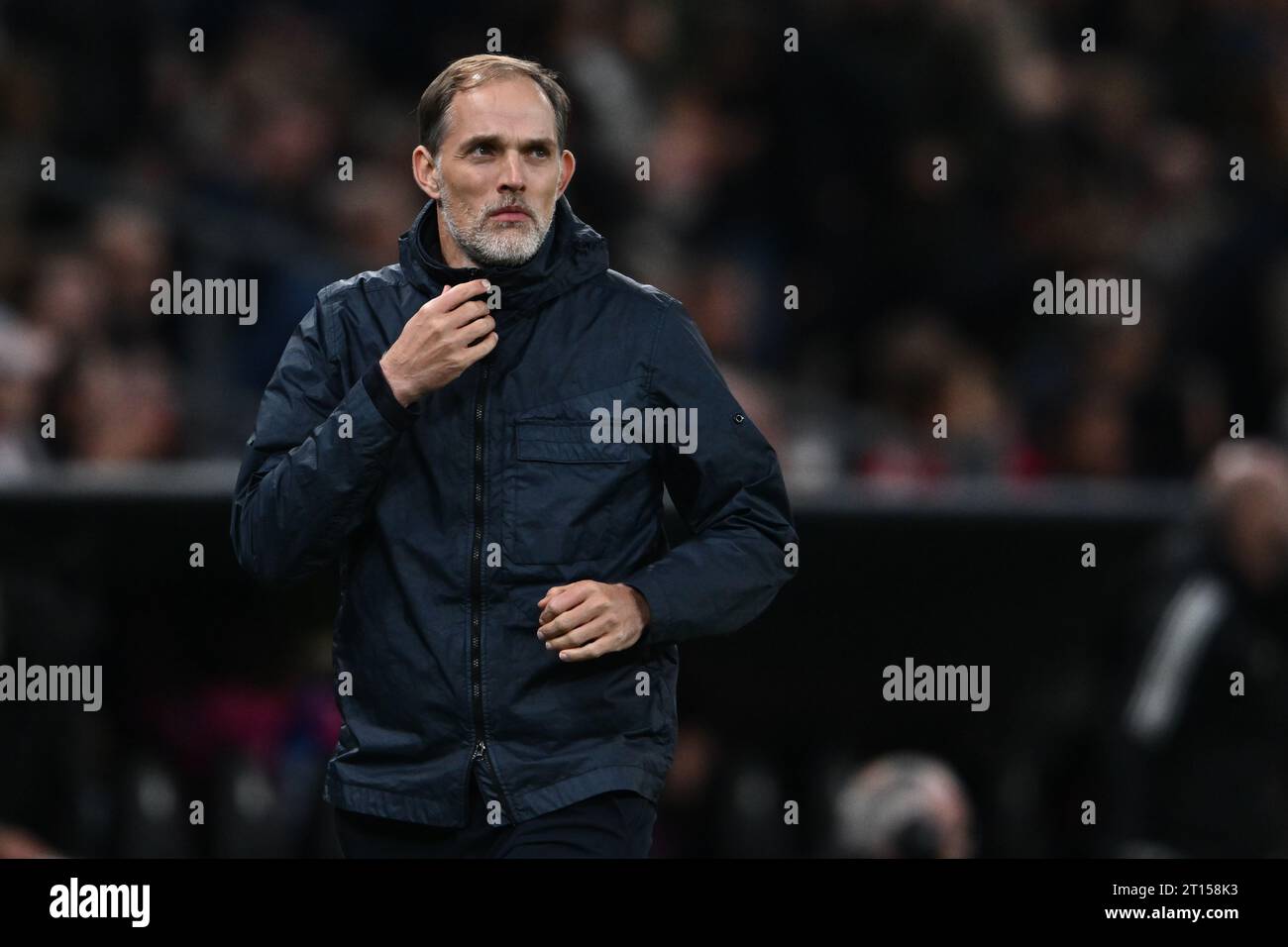 COPENHAGEN, DENMARK - OCTOBER 3: Head coach Thomas Tuchel of FC Bayern ...